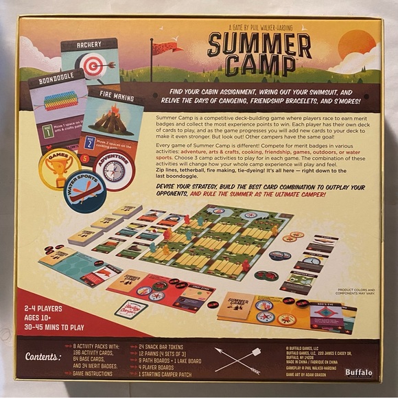 Buffalo Games | Toys | Summer Camp Board Game By Buffalo Games | Poshmark